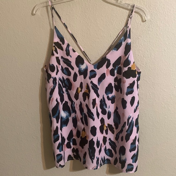 TCEC | Tops | Tcec Pink Leopard Print Tank S | Poshmark